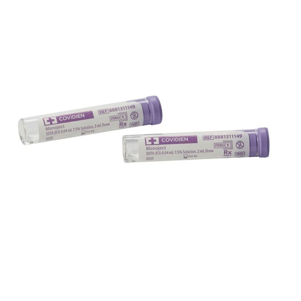 Monoject™ Blood Collection Tube, Glycerin Coated, EDTA Additive 5 PACK ...