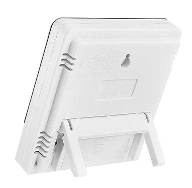 LCD Digital Room Thermometer & Humidity Meter with Clock – The Breeders ...